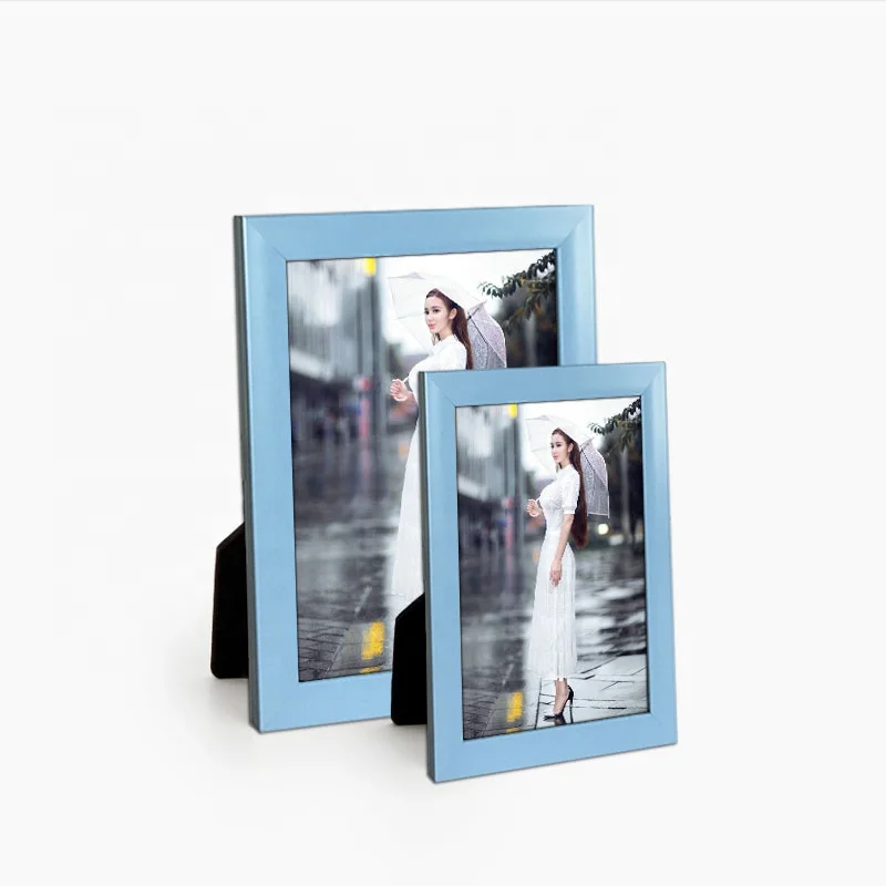 Decorative Ps Photo Frame Blue Color 4x6 5x7 6x8 Photo Picture Frame ...