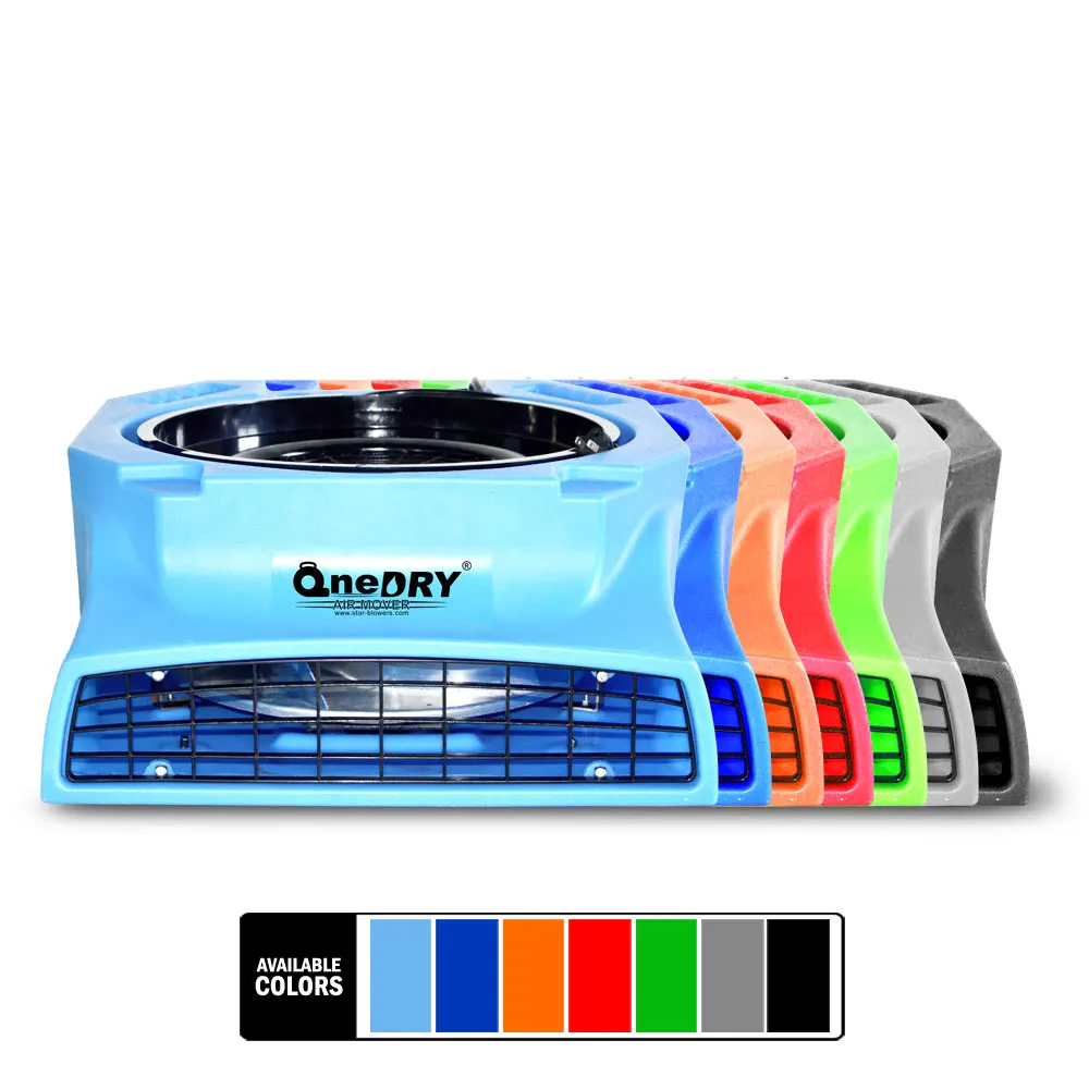 1/2hp Etl High Cfm Pancake Low Profile Air Mover Floor Carpet Dryer ...