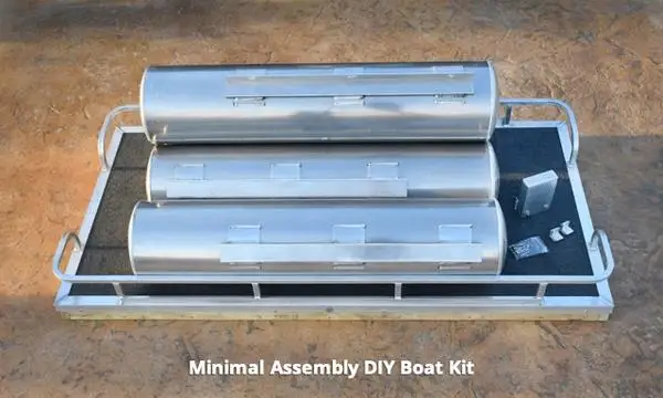Kinocean 10ft DIY Mini Pontoon Boat Kits for Fishing Fun