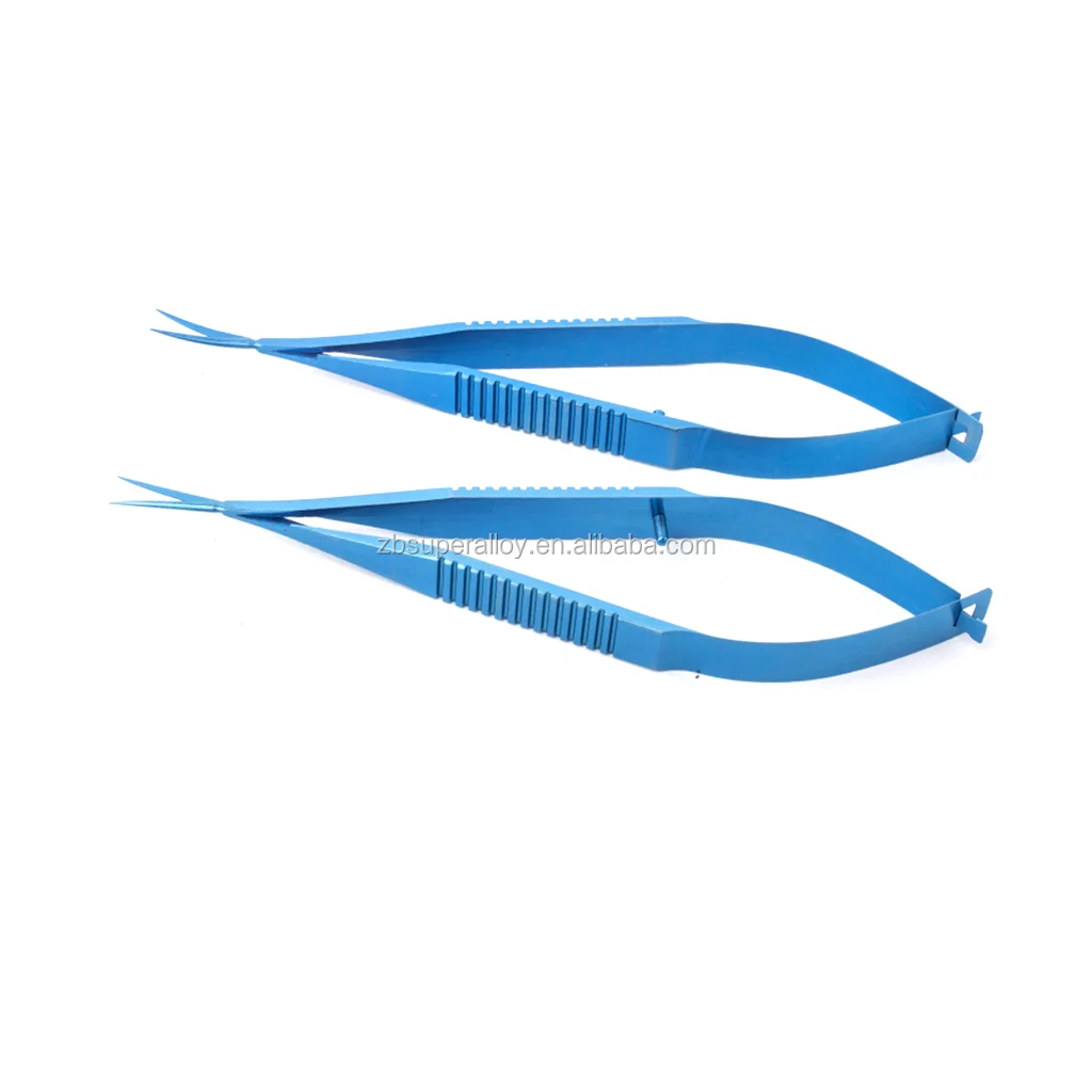 Titanium 10.5cm Ophthalmic Microsurgical Forceps Capsulotomy Vannas ...