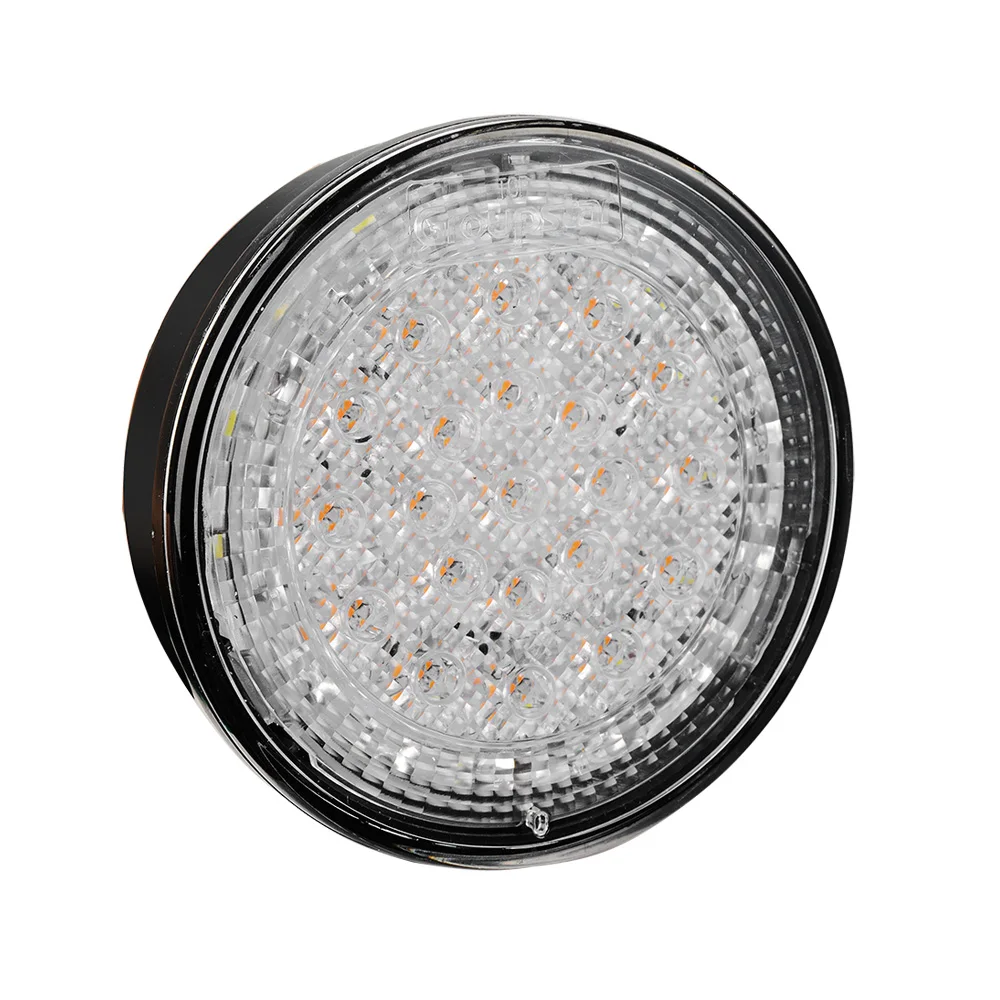 E4 White 10-30V Front Position 4 Inch Round Trailer Indicator LED Truck ...