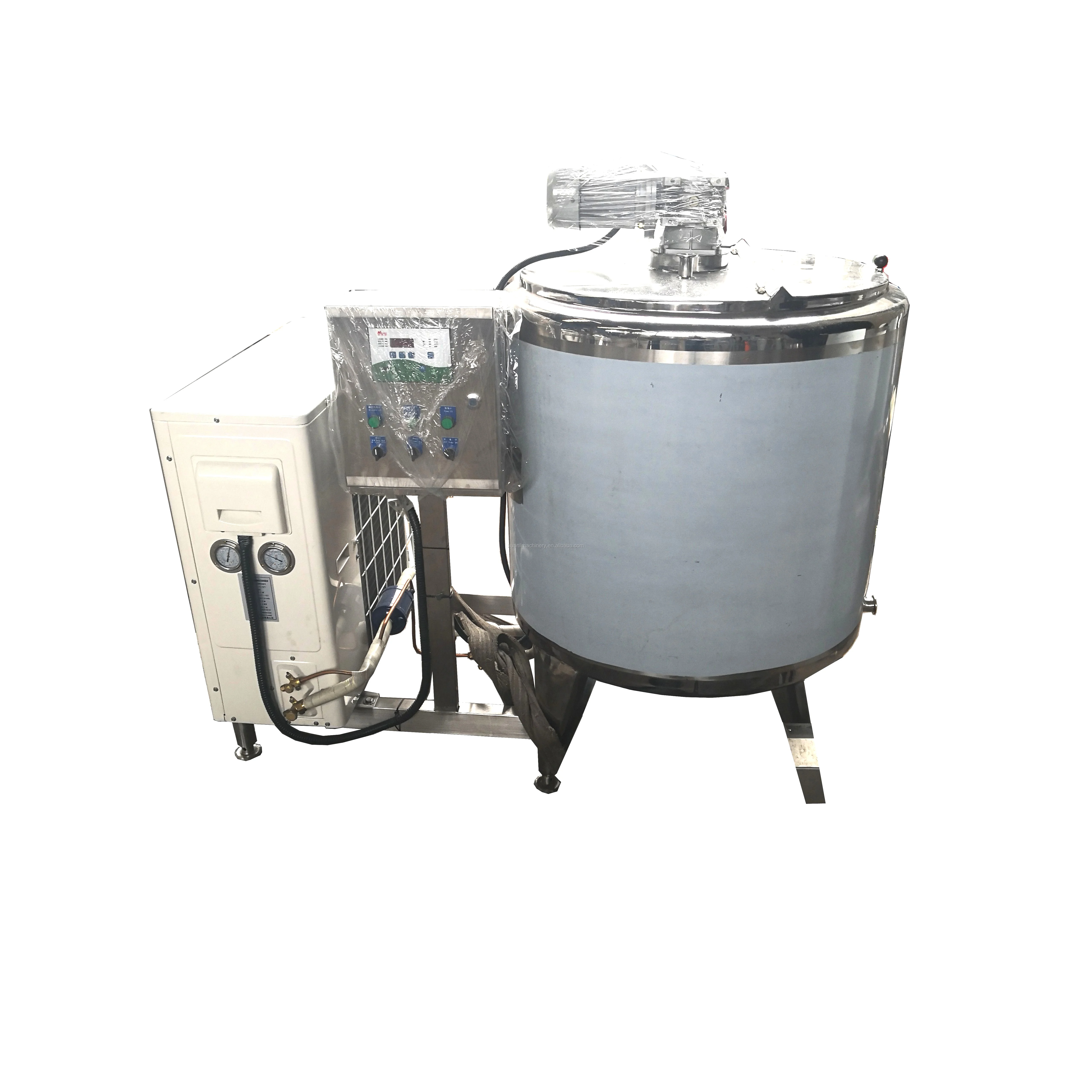 500l 1000 Liter Small Stainless Steel Immersion Bulk Milk Cooling Tank ...
