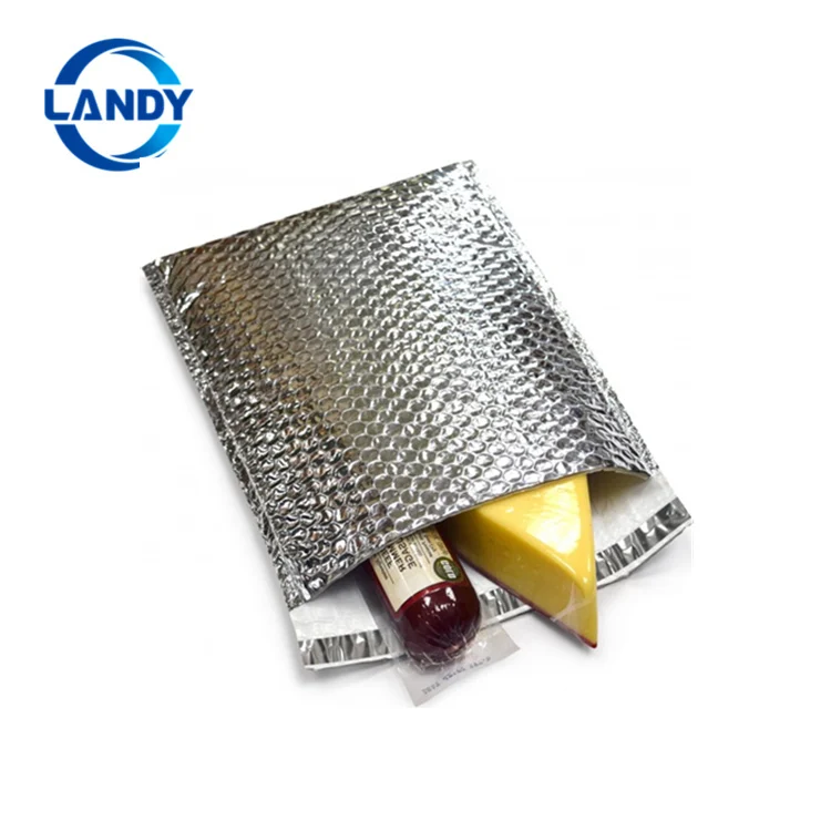 Biodegradable 12x17 Food Grade Thermal Chill Insulated Envelopes Silver ...