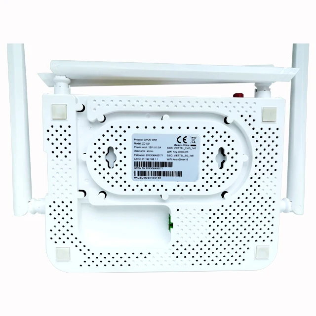 ZC-521 ONU Gpon AC 1200 Wifi Modem - Dual Band Xpon FTTH