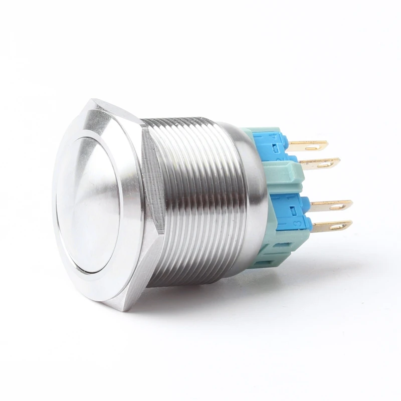 25mm High 1no1nc Stainless Steel Latching Self Lock Push Button ...