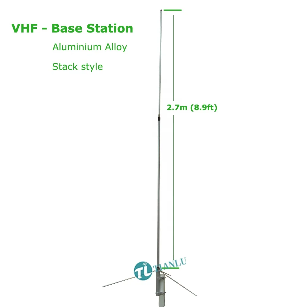 2.7m VHF 144-174mhz 6.5dbi Diamond Antenna - Outdoor Base Station