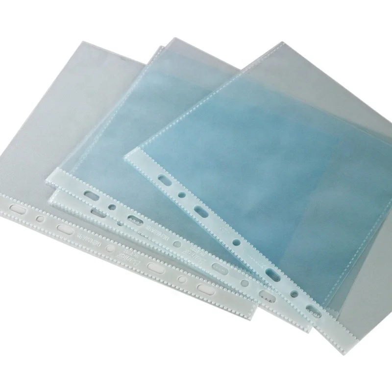 Poster Protector - Clear A4 A5 Punch Pocket Size Plastic
