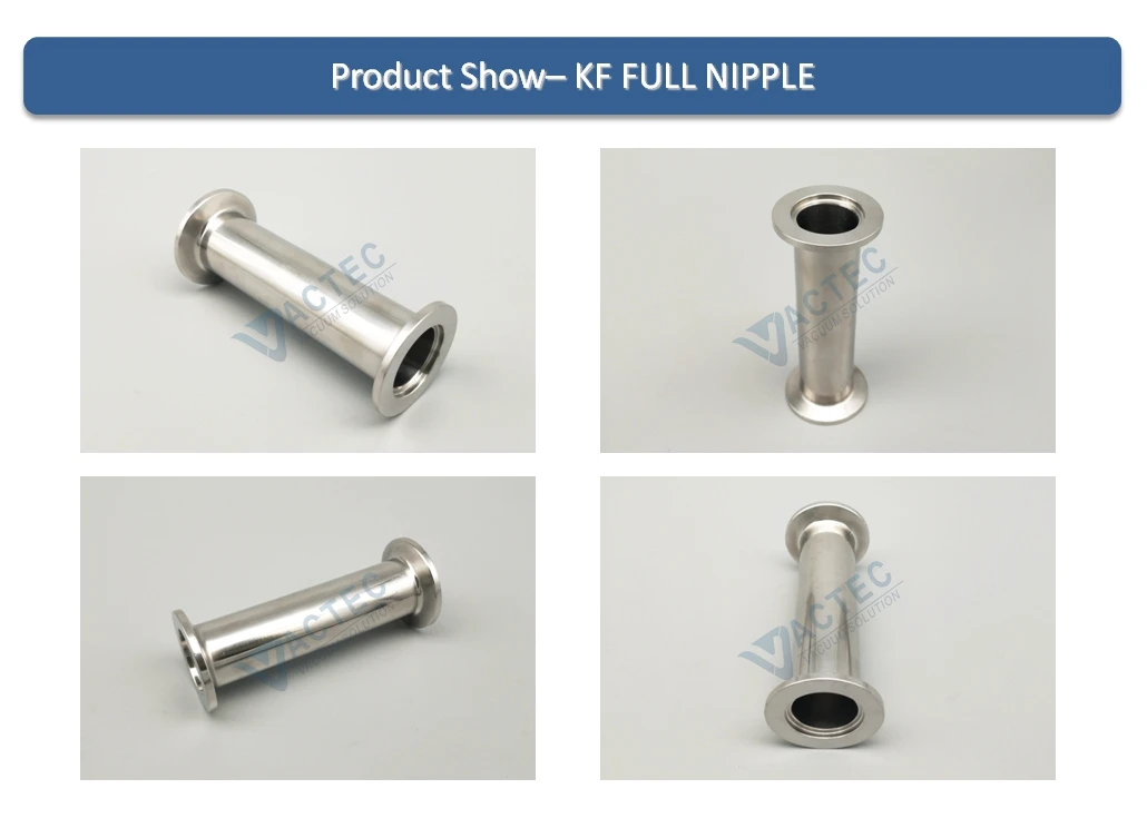 KF Vacuum Full Nipple - Reliable Fittings for Vacuum Systems