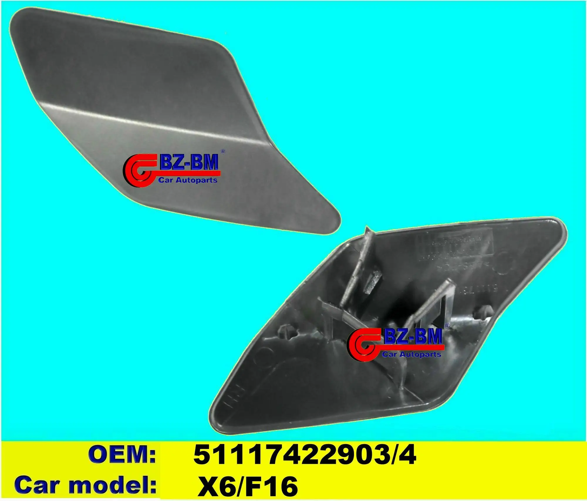 Headlight Washer Cover For Bmw F12 F13 640i 650i 51118052711 ...