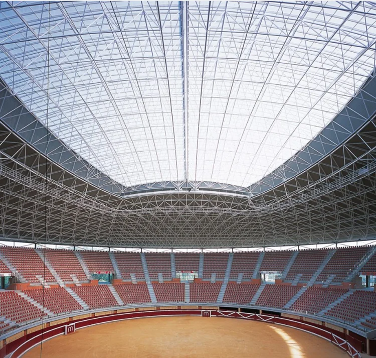 Steel Space Frame Structure Football Stadium - Durable & Versatile