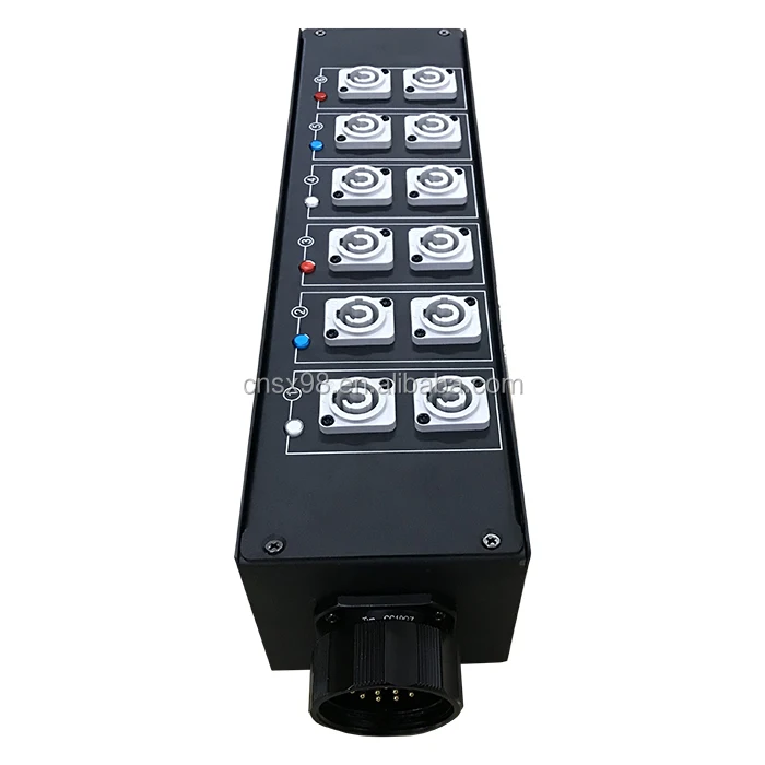 Truss Mount Unit Powercon Split Socapex Input LED DB Power Box