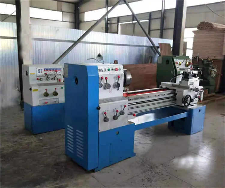 CQ 6128 Horizontal Lathe Machine - Manual Bench Metal Lathe with MT4 ...