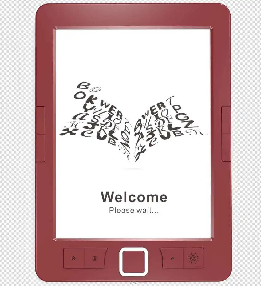 6 Inch E-Ink Ebook Reader - High Resolution & Free Ebooks
