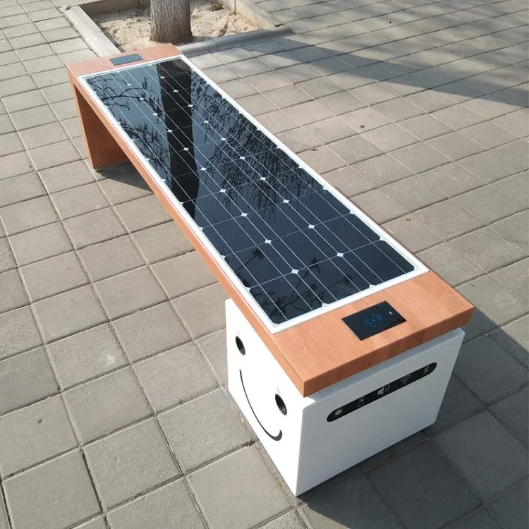 Smart Urban Seats Solar Power Steel Bench For Mobile Phone Charging ...