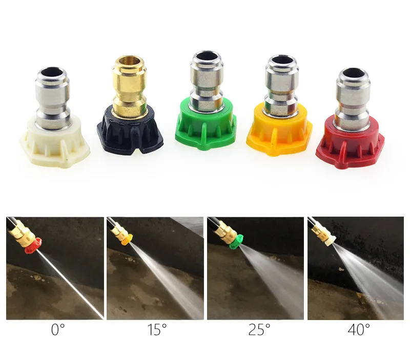 Stainless Steel 1/4 Quick Connect High Pressure Car Washer 5 Color ...
