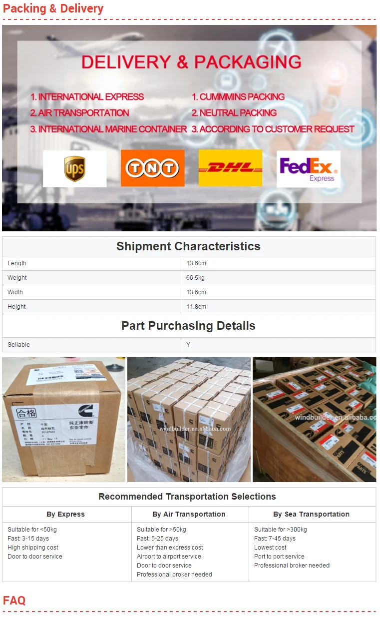 4BT 6BT 6CT K19 K38 K50 QSM11 NT855 Turbocharger Gasket 3966347 for ...