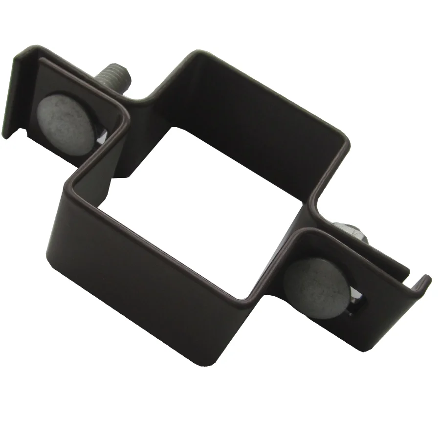 HT Metal Fence Rectangular Post Clamps - Durable & Easy Install