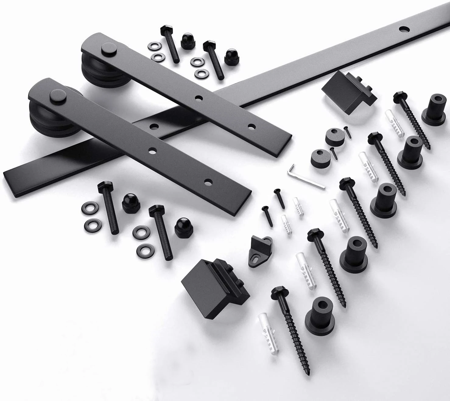 Wekis Heavy Duty Modern Interior Sturdy Barn Doors Hardware Systems ...