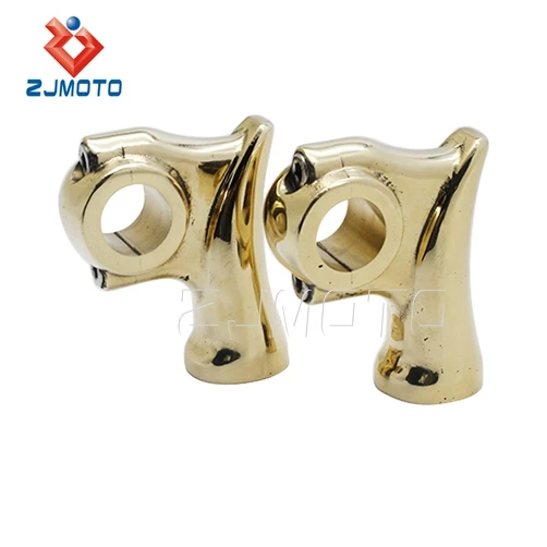 School Solid Brass 25mm Handlebar Risers Motorcycle Handlebar 1" Handle ...