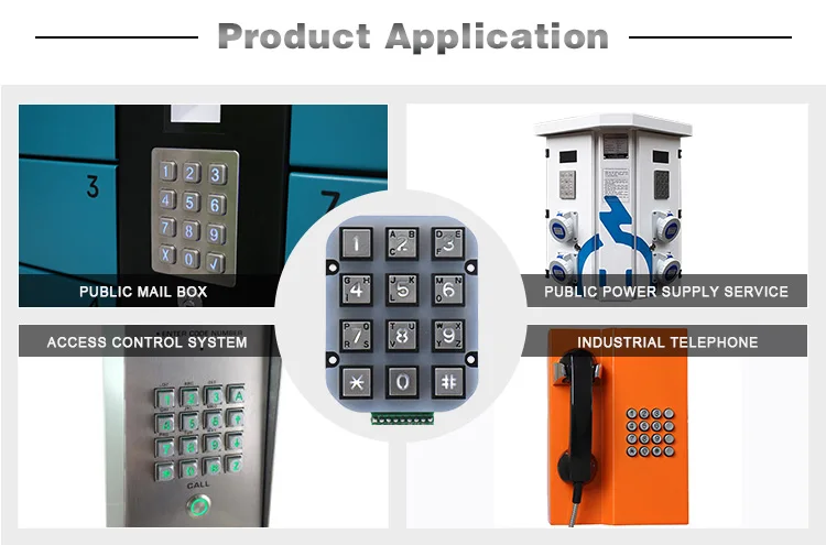 Custom Poly Dome Membrane Keypad - 3x4 Matrix for Safe Lock