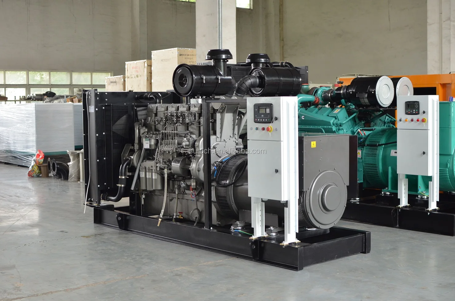 SME Mitsubishi 600 KVA Diesel Generator Set - S6R2-PTA-C, 12 Months ...