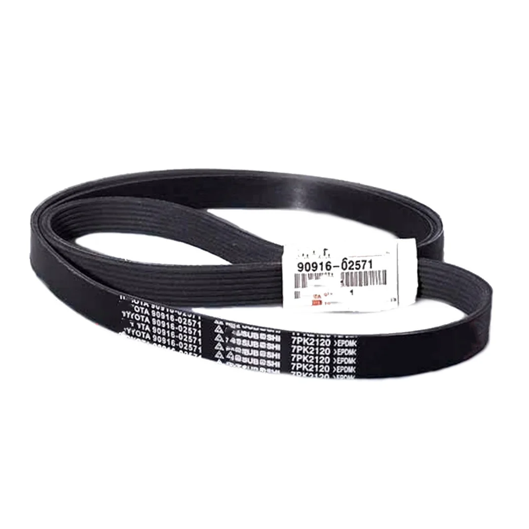 90916-02571 V belt v ribbed belt 7PK2120 size for CRUISER 4RUNNER ...