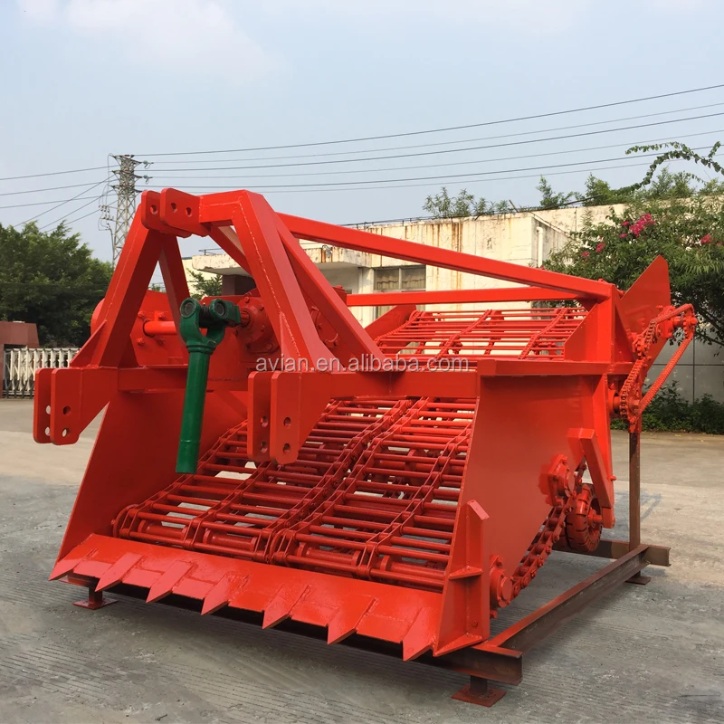 Efficient Cassava Harvesting with Avian's 2-Row Machine