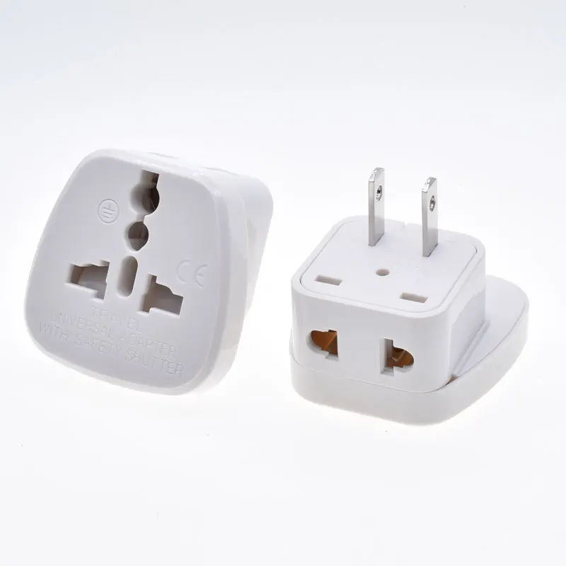Taiwan Travel Power Plug Adapter to US Plug with Safety Shutter - 2 ...