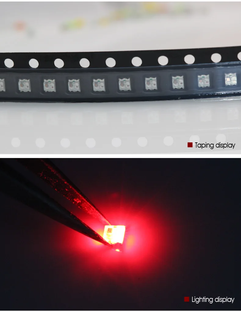 Smd 0807 0805rgb Tri-color Led Diode Built-in Ic Fast And Slowly ...