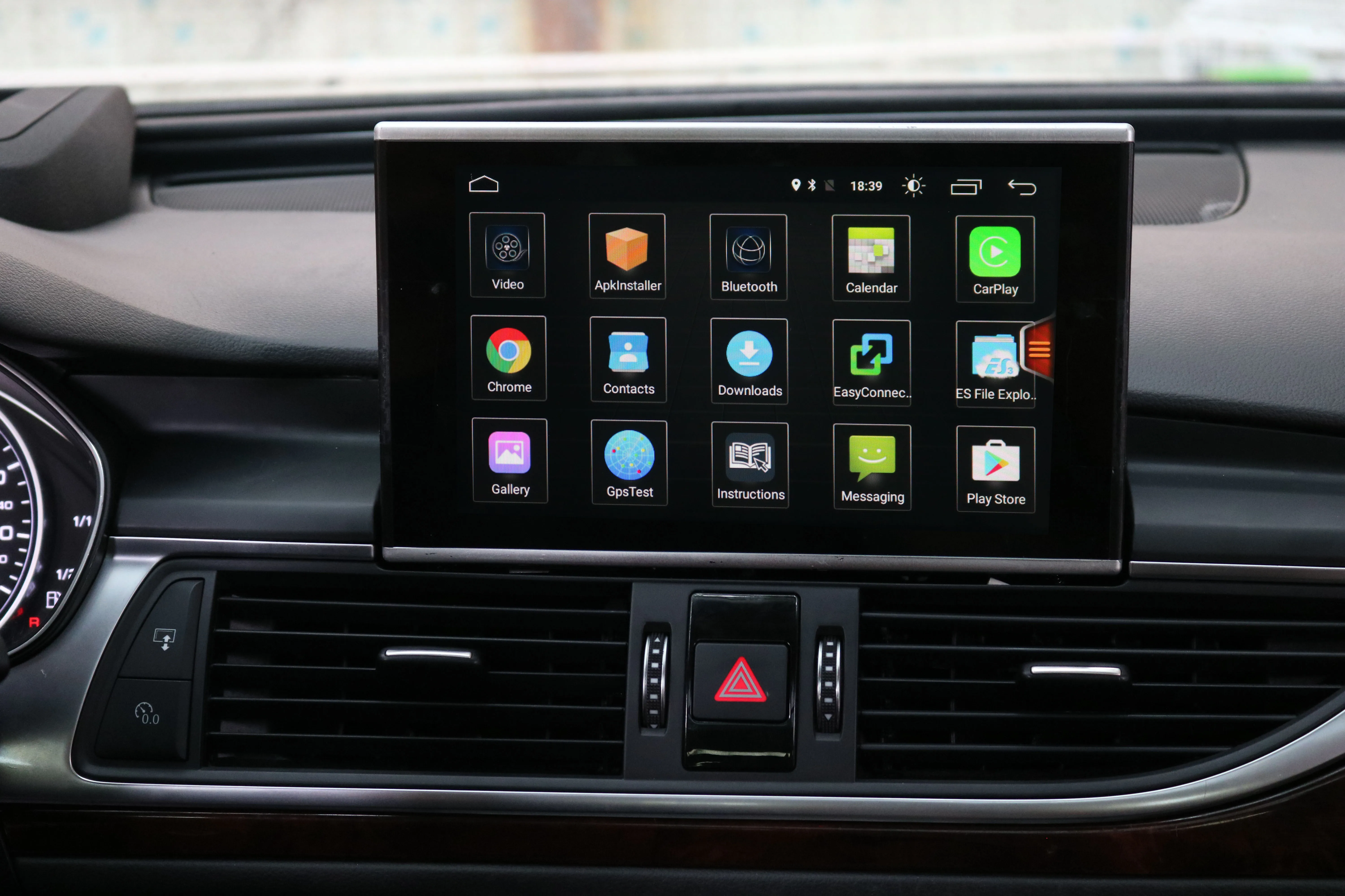 8 Inch HD Screen Android 10.0 System Car Video Player for Audi A6 2012 ...