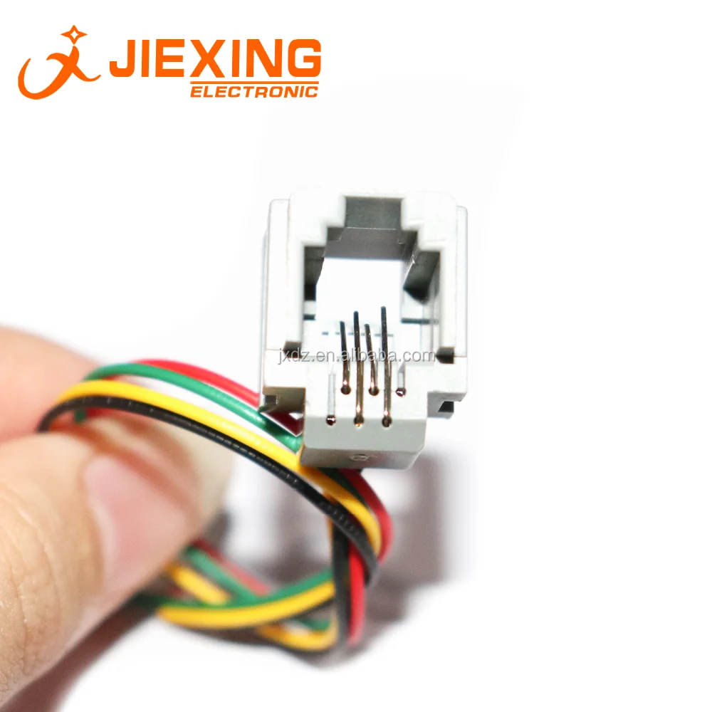 RJ11 6P4C Female Interface Socket with 10cm Cable Length