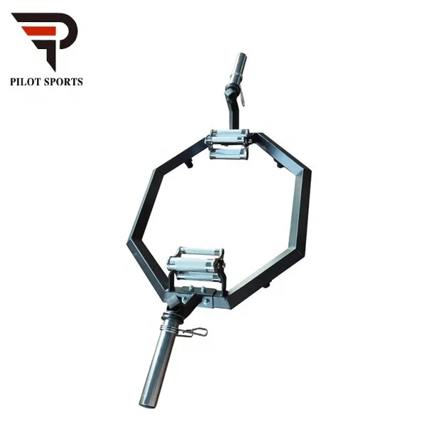 Pilot Sports Barbell Weightlifting 1 Inch Multi Grip Hex Trap Bar Hex ...