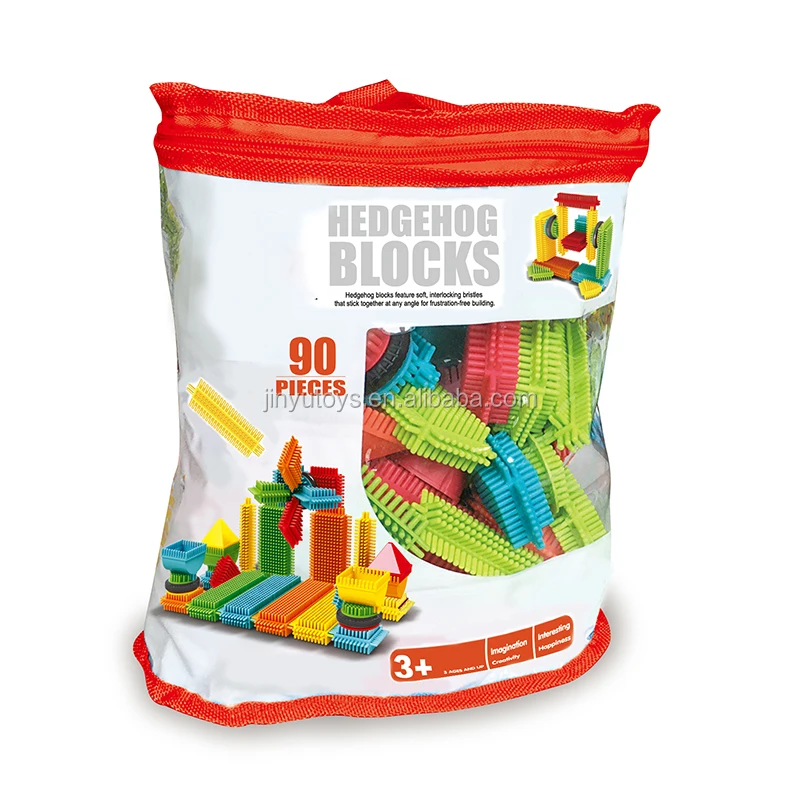 90pcs Interlocking Toy Blocks - Dexterity & Fine Motricity