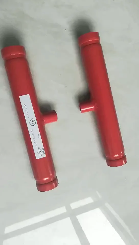 Sch10 Red Painted Grooved Fire Fighting Pipe - Buy Fire Pipe Fittings ...