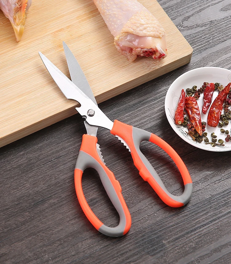 Durable Kitchen Scissors - Multi-Functional & Stainless Steel