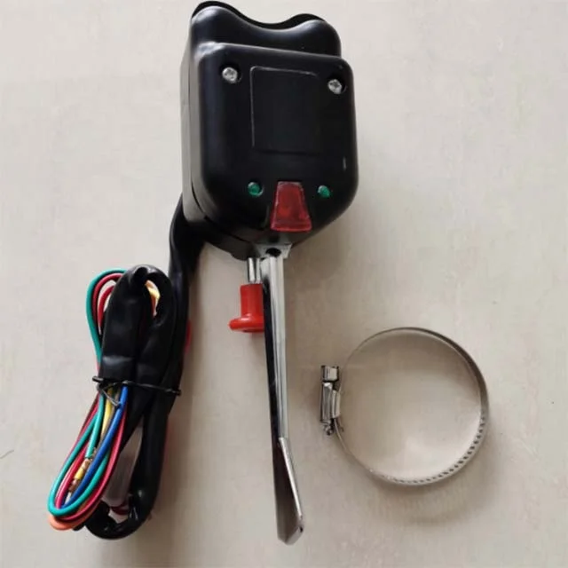 Universal 12V Street Hot Rod Turn Signal Switch Black