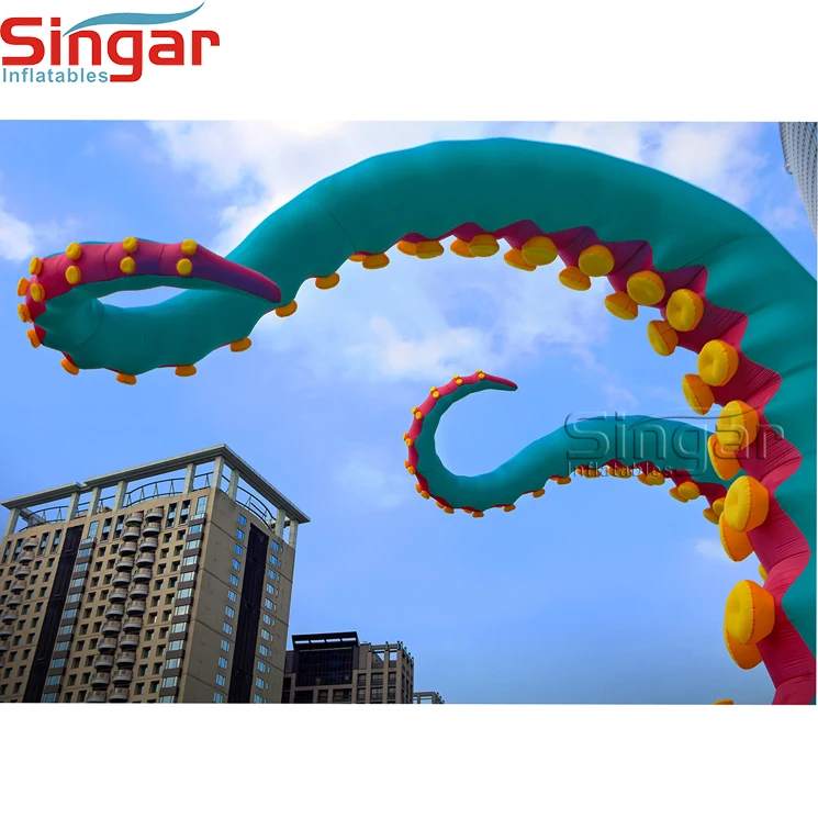 Giant DIY Inflatable Sea Creatures - Octopus Arms for Party Decor