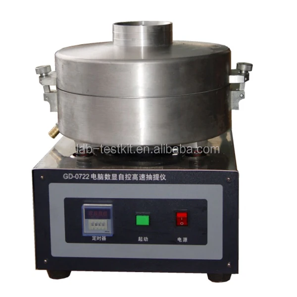 Bitumen Mixtures Extraction Test - Asphalt Content Centrifugal Extractor