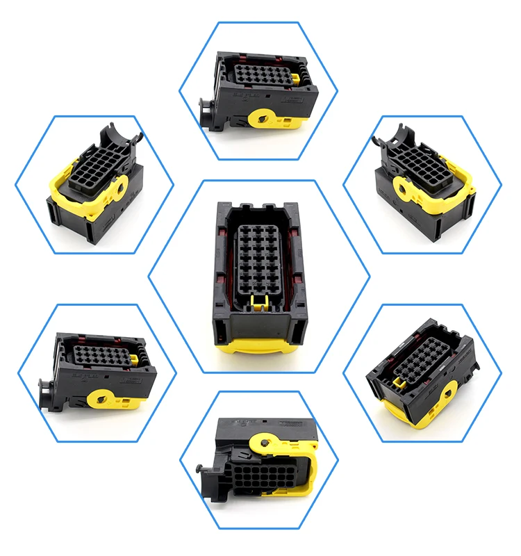 21 Pin AMP MCP 2.8 Te Connectivity Female Socket Connector for ...