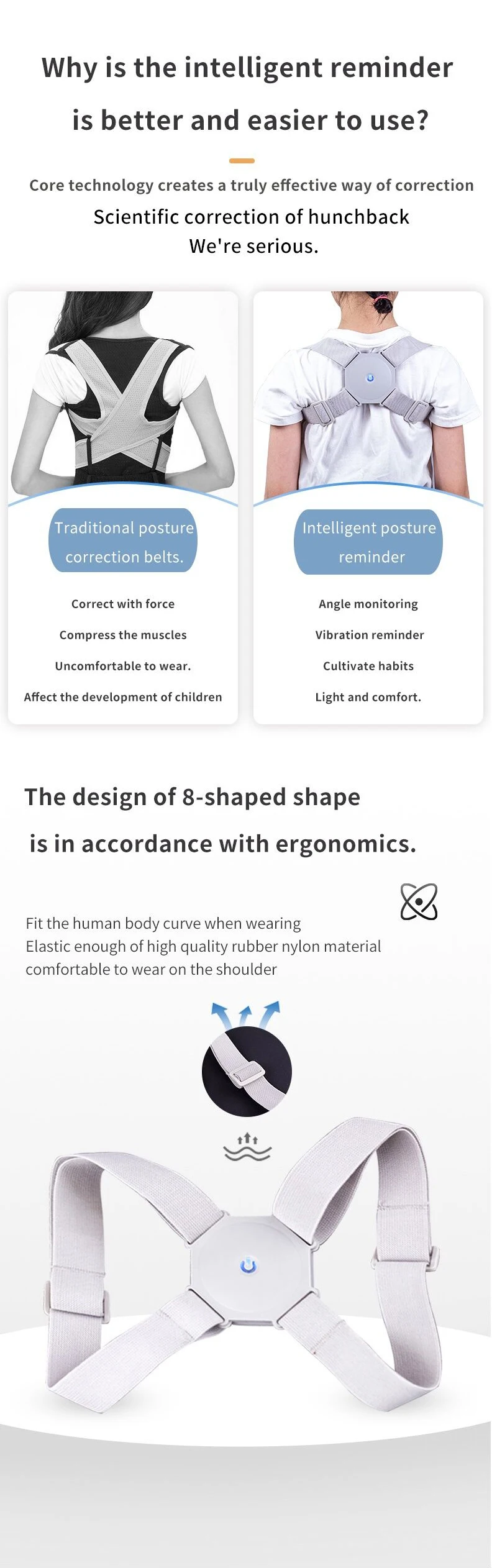 New Style Electronic Multiple Model Vibrating Posture Corrector - Buy ...