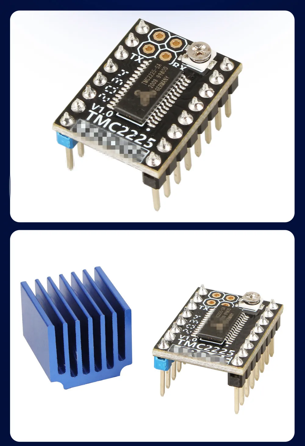 TMC2225 Stepper Motor Driver - 256 Microsteps UART