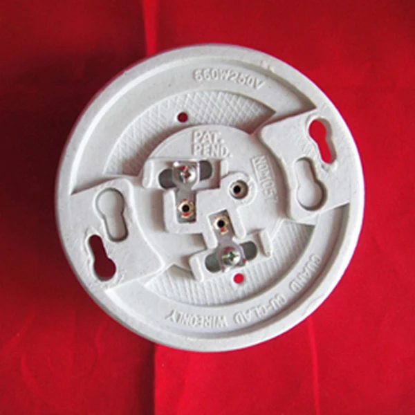 Lamp Lighting Accessories Edison Screw Shell Glazed Porcelain Lamp ...