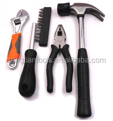 Plier Wrench Hammer Screwdriver Household 17pcs Hardware Hand Tool Set ...