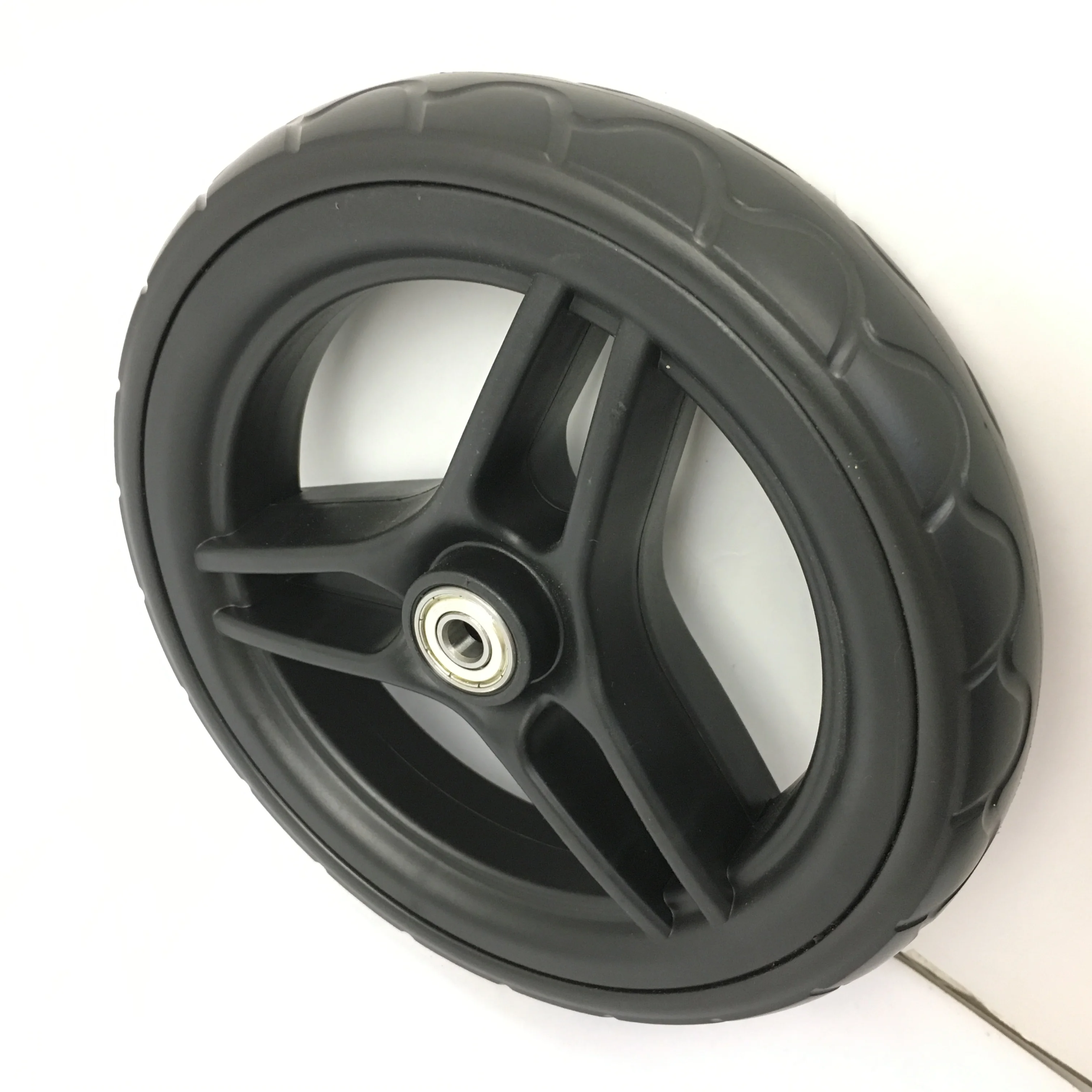 8 Inch Plastic Hub PU Foam Tire Wheel for Baby Stroller