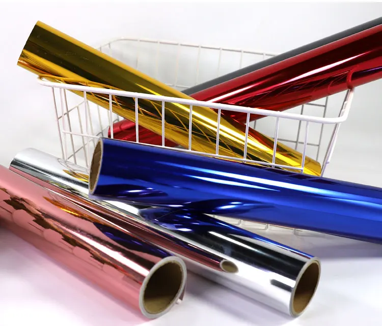 Pvc Mirror Chrome Craft Vinyl Paper Rolls,Vinilo Holografico Adhesive ...