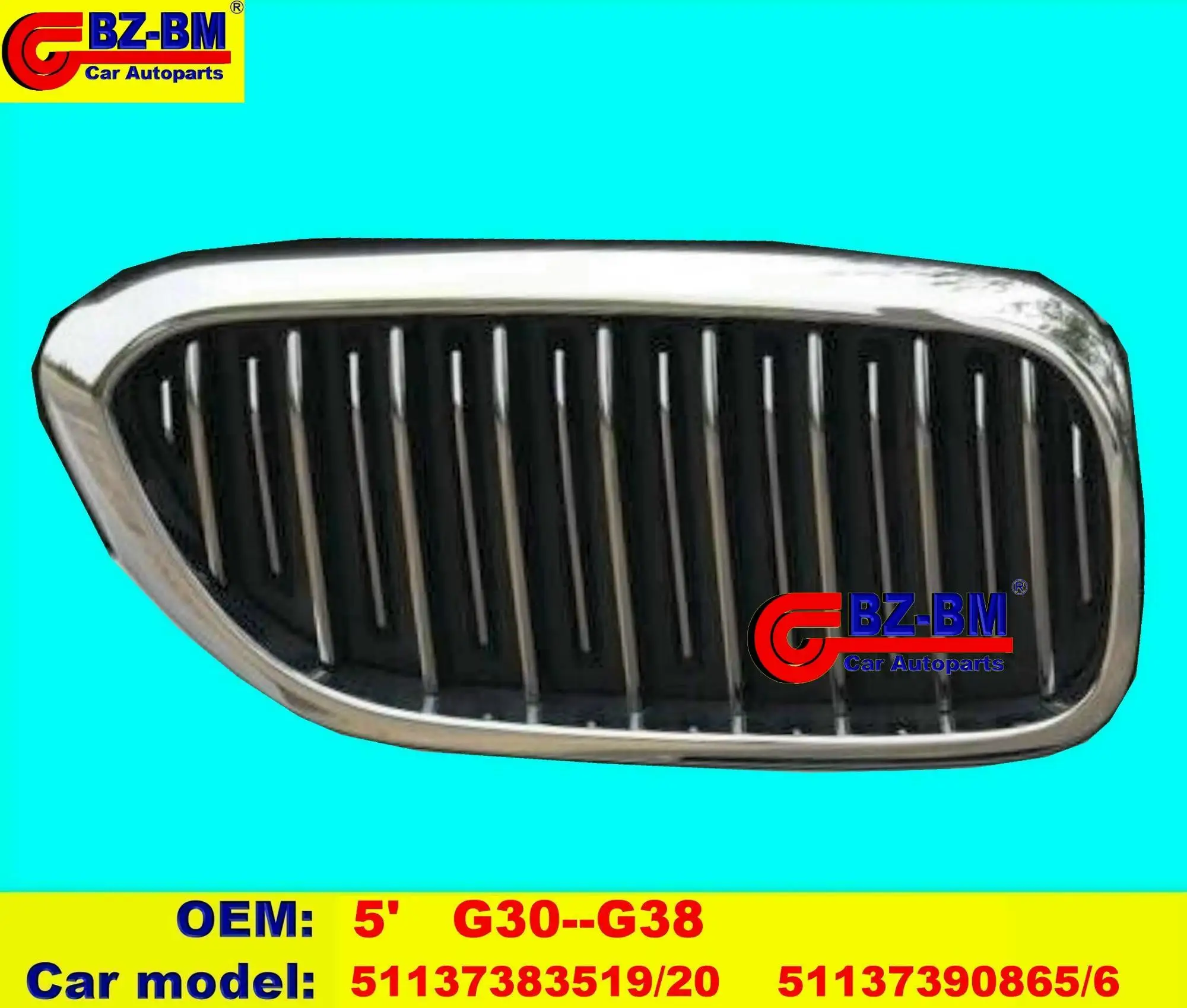 Grille For Bmw Front Grilles 5 G30 G38 511373833519 511373833520 ...