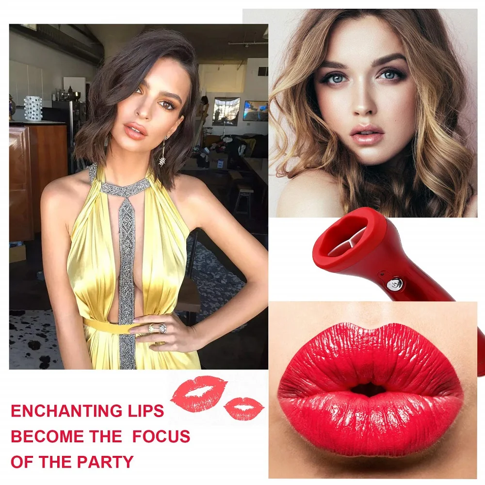 3 Suction Type Electric Lip Plumper Enhancer Automatic Lip Plumper ...