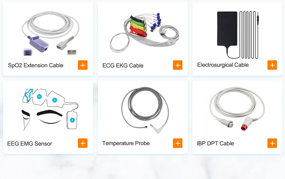 Shenzhen Amydi-Med Electronics Tech Co., Ltd. - SpO2 Sensor, ECG Cable