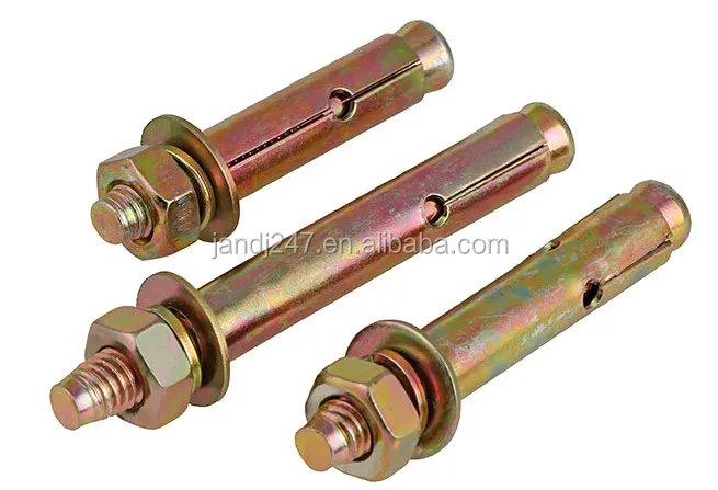 Yellow Zinc Through Bolt Anchor Bolt in Guangzhou| Alibaba.com