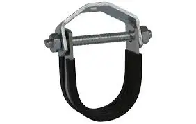 Steel Adjustable Rubber Lined Clevis Clamp Hanger Fastener